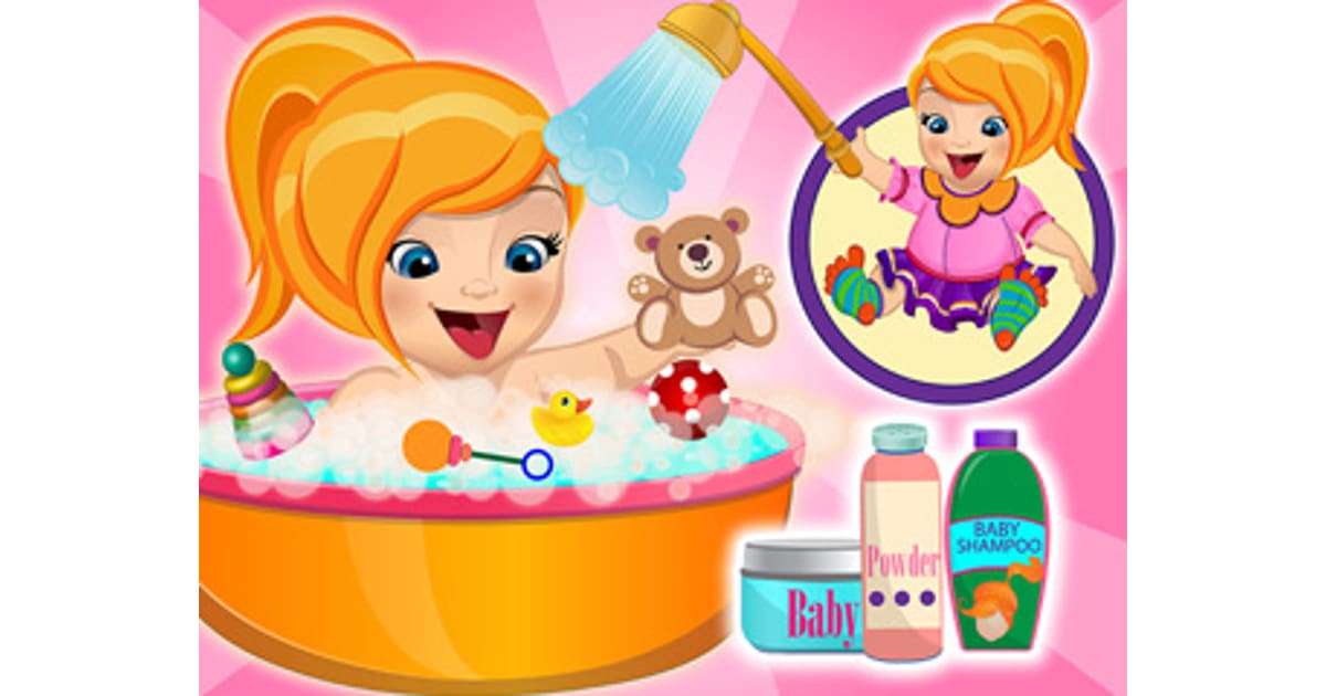 Baby Elissa Bathing - Play Baby Elissa Bathing Online - BestGames.Com