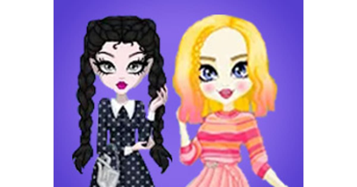 Besties on Wednesday - Play Besties on Wednesday Online - BestGames.Com