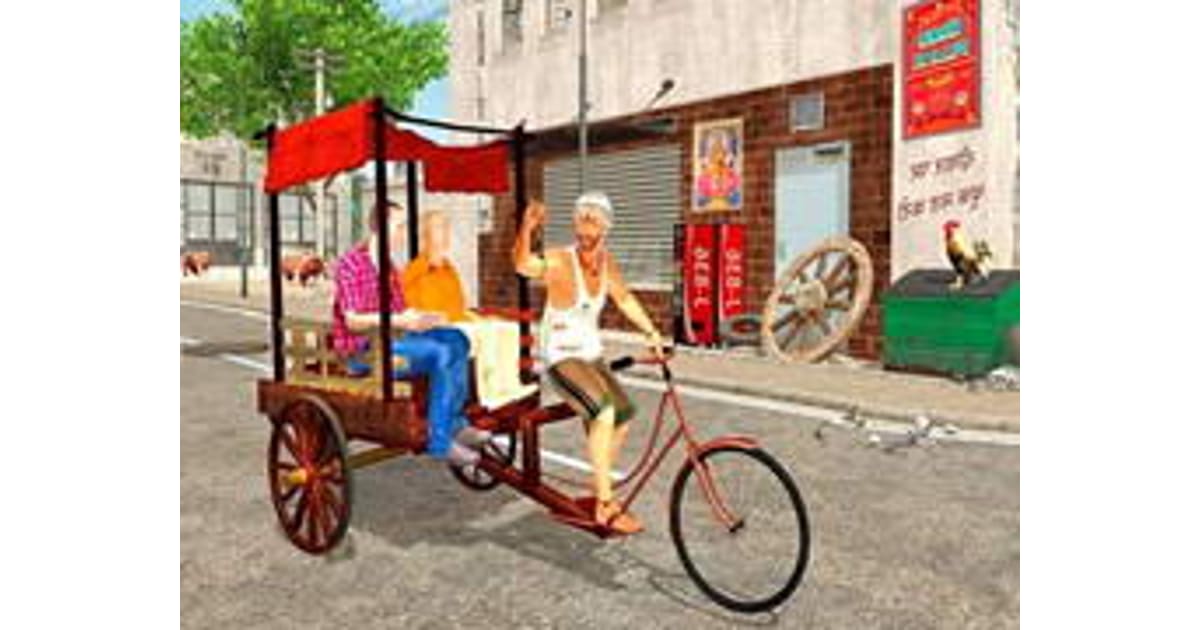 City Public Cycle Rickshaw Driving Simulator - Play Now - BestGames.Com