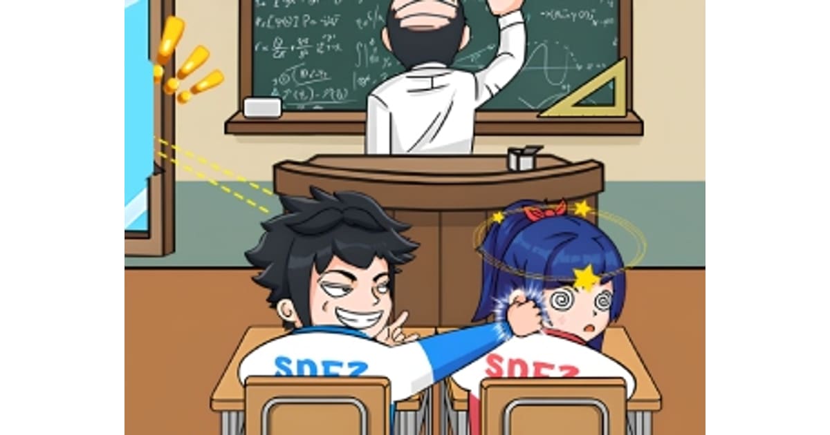 Classmate Battle - School Puzzle Mini Games