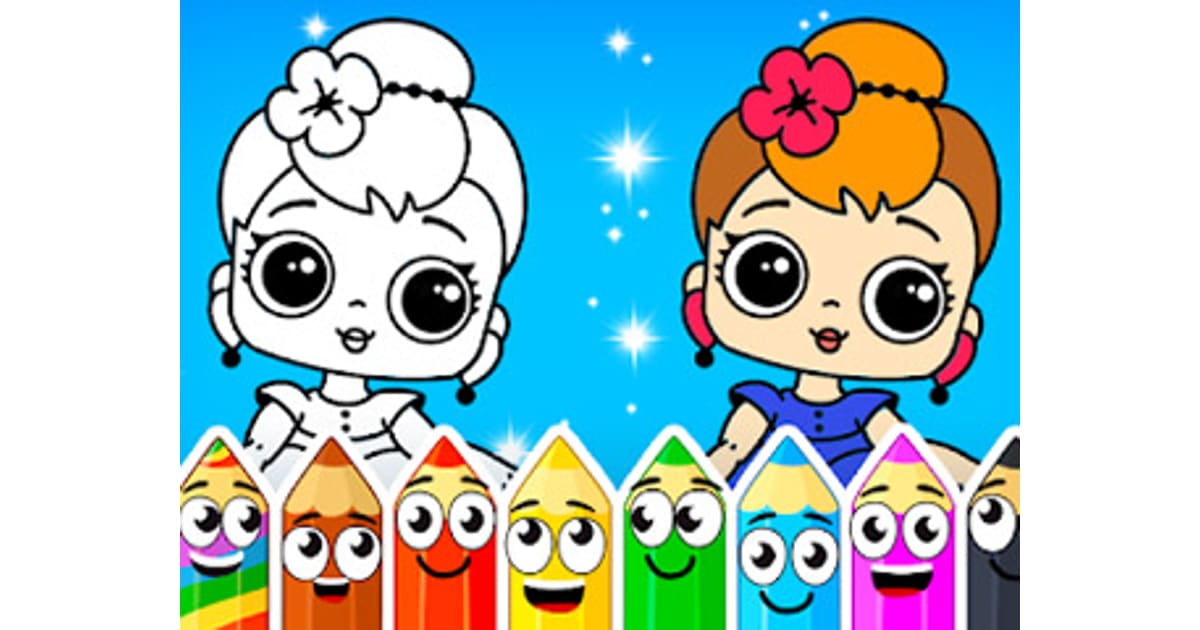 Coloring Dolls - Play Coloring Dolls Online - BestGames.Com