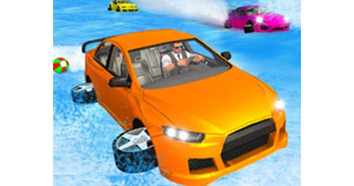 Crazy Car Water Surfing Race - Play The Game Online - BestGames.Com
