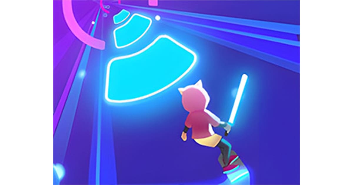 Cyber Surfer Skateboard - Avoiding Parkour