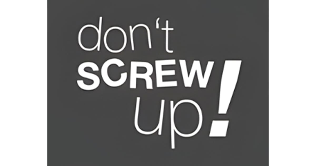 Don't Screw Up - Play Don't Screw Up Online - BestGames.Com