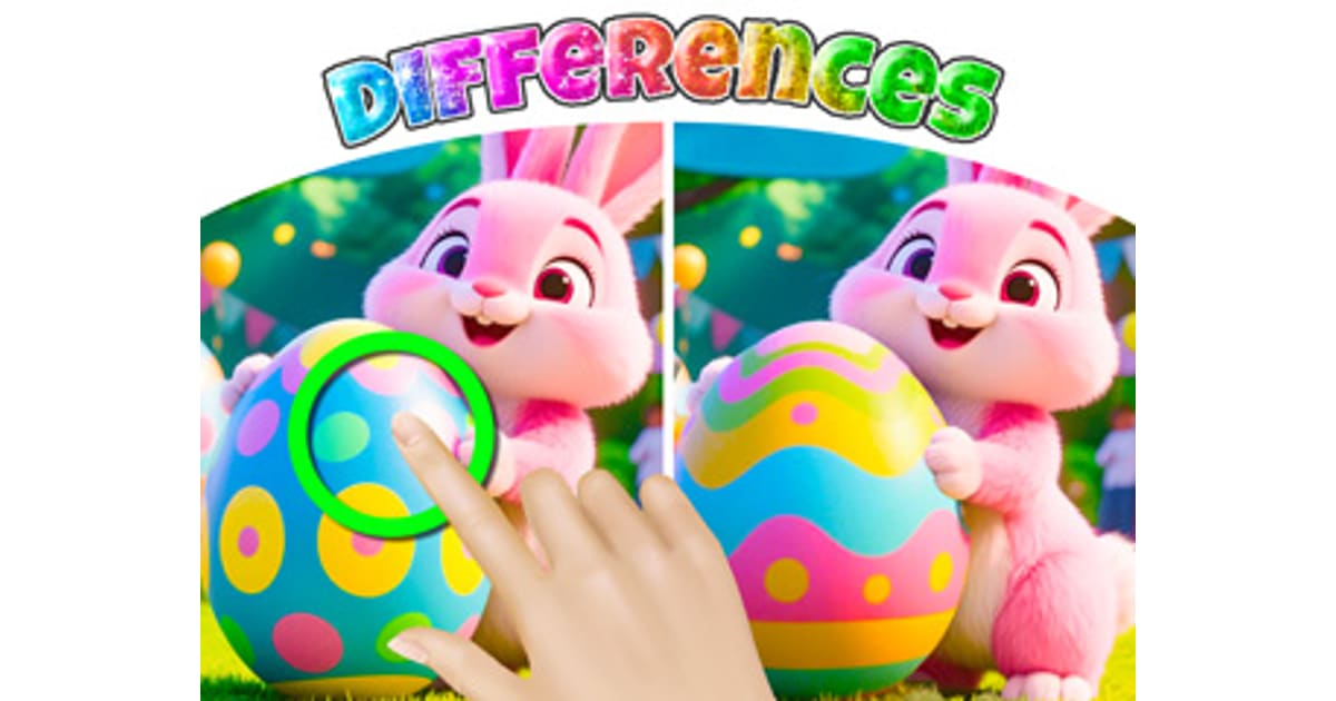 Find The Differences: Easter Egg Hunt - Bestgames