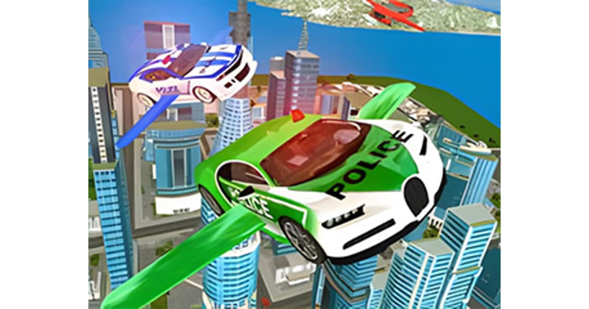 Flying Police Car Simulator - Play The Game Online - BestGames.Com