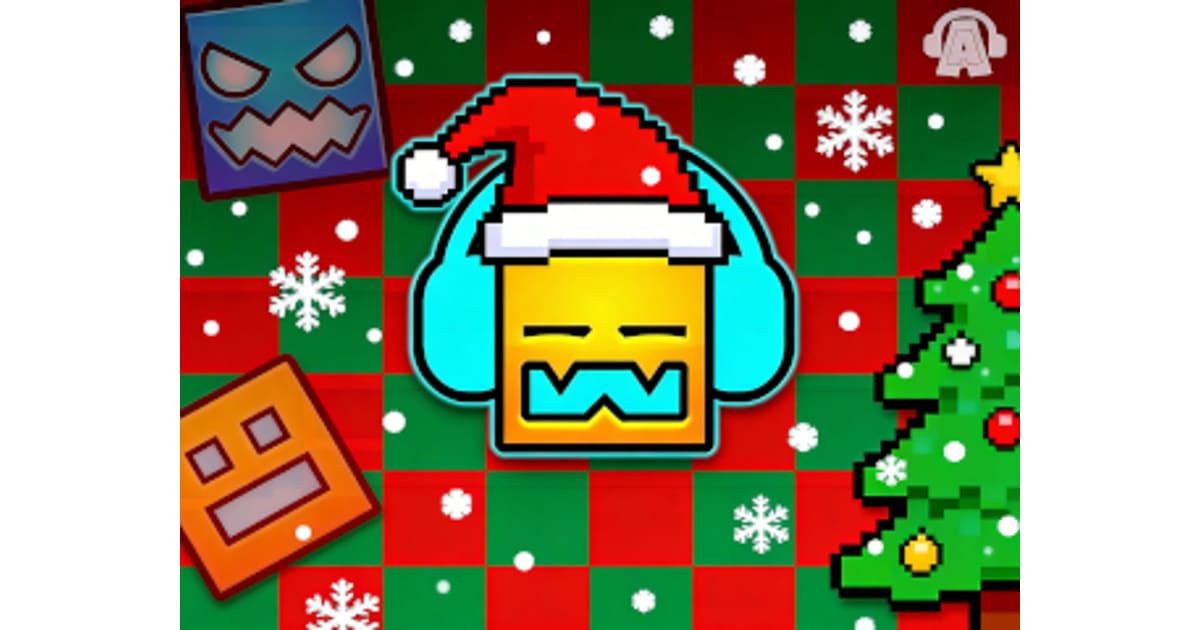 Play Geometry Dash Christmas Jump Online For Free