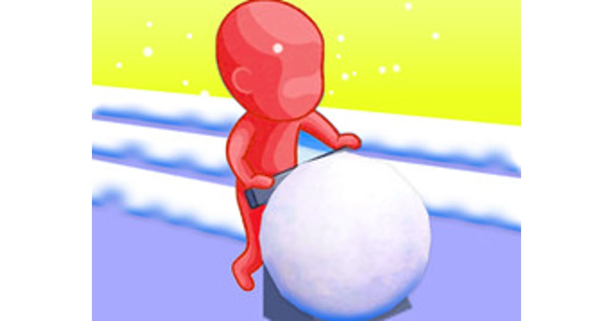 Giant Snowball Rush - Play Giant Snowball Rush Online - BestGames.Com