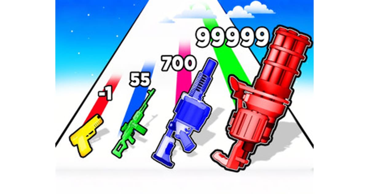 Gun Build N Run - Merge Game Play On Bestgames