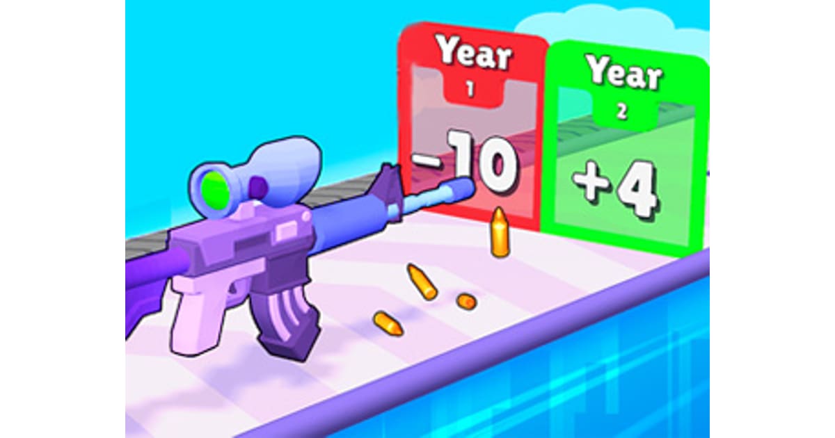 Gun Evolution Merge Running Battle