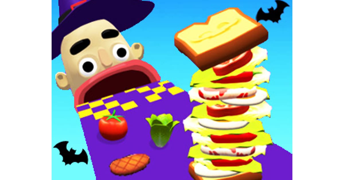 Halloween Sandwich Rush 🎃 Free Running Game