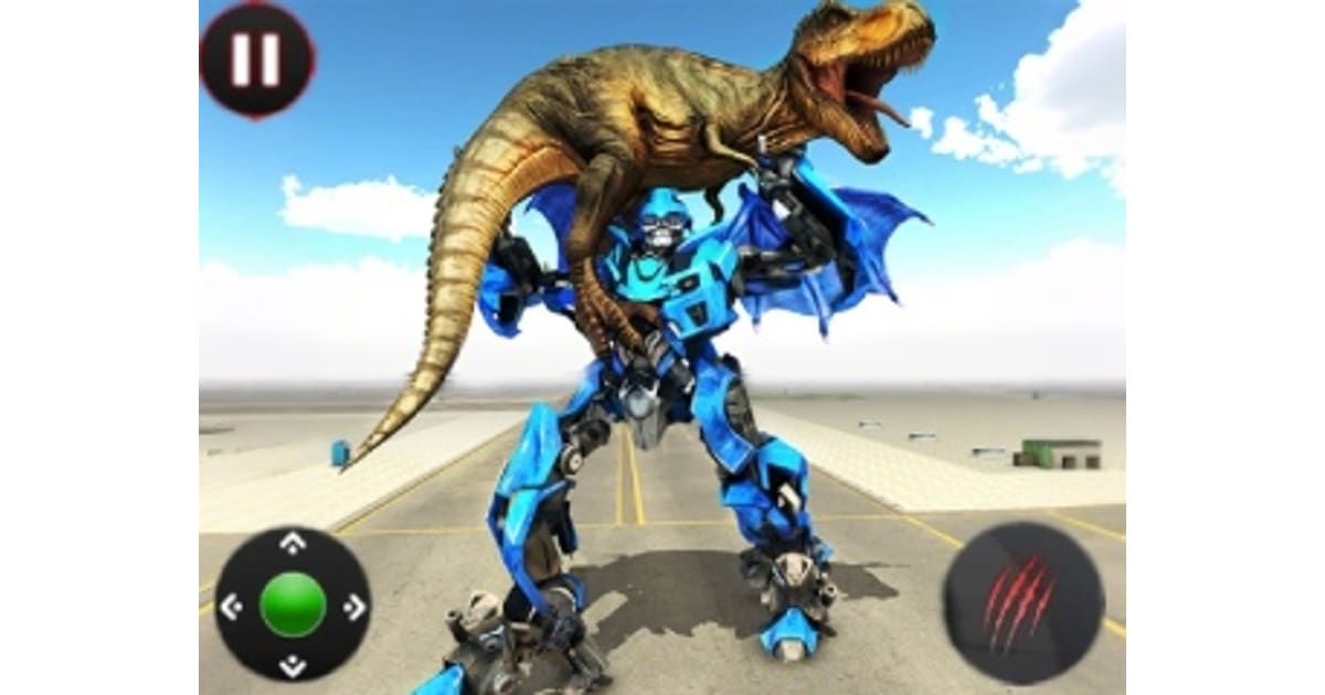 Jurassic Dinosaur Mech Battle Robot Game