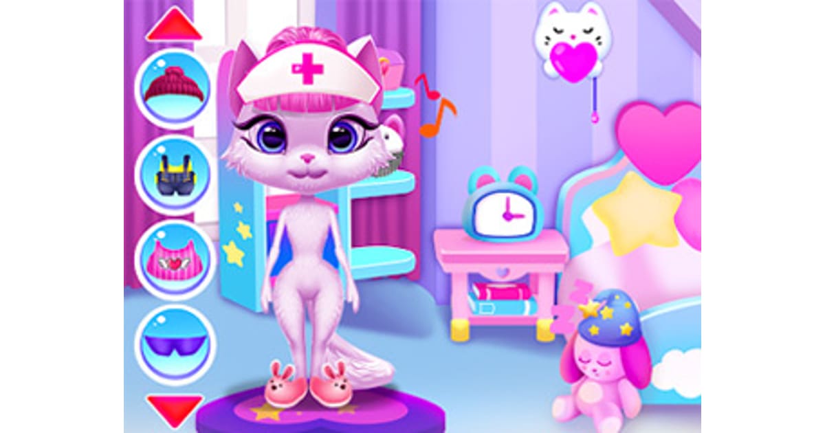 Kitty Kate Caring Game - Play The Game Online - BestGames.Com