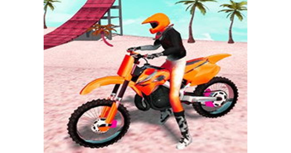 Motocross Beach Jumping Bike Stunt Game - Play Now - BestGames.Com