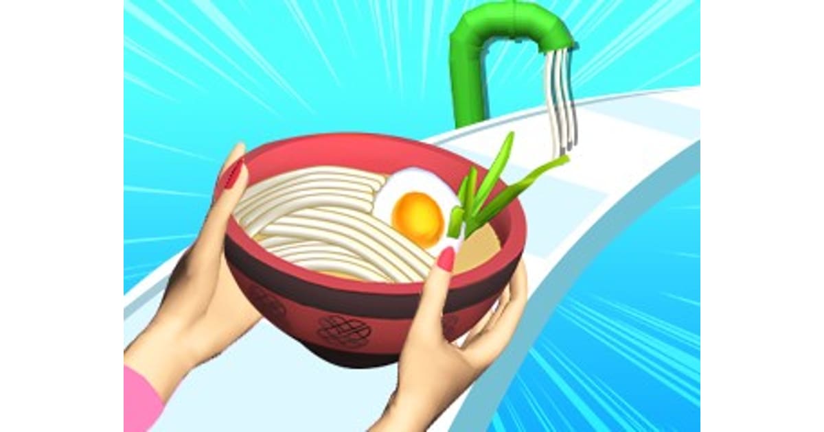 Noodle Stack Runner Fast-Paced Parkour Game
