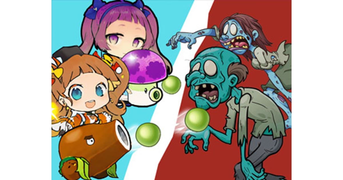 Plant Girl Defense Zombie - Defense Arcade