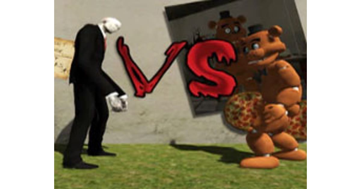 Slenderman Vs Freddy The Fazbear - Play Now - BestGames.Com