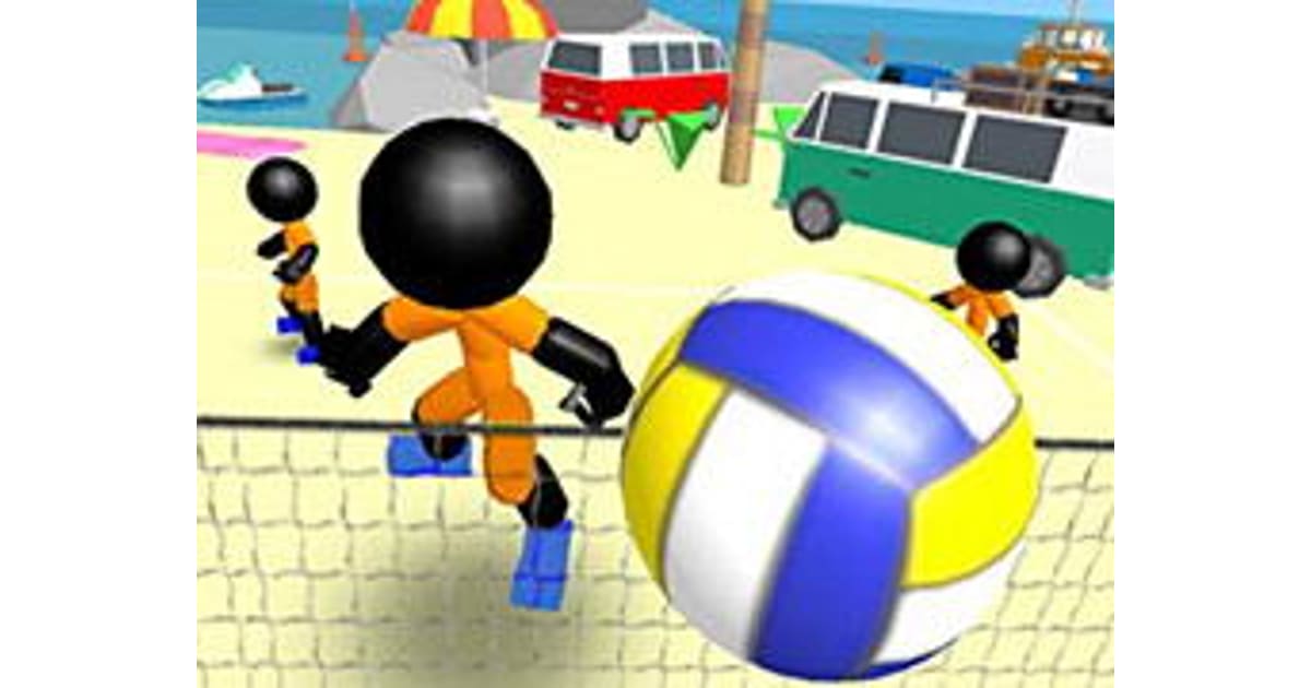 Stickman Beach Volleyball - Play The Game Online - BestGames.Com