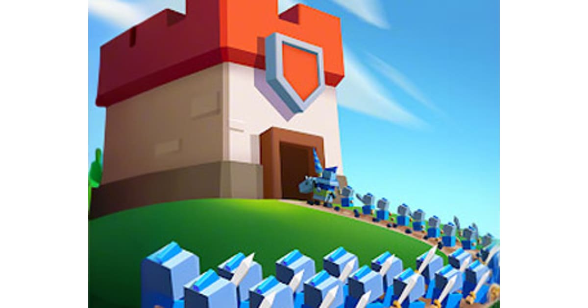 Tower Clash Collect Bricks - Build Defense Game