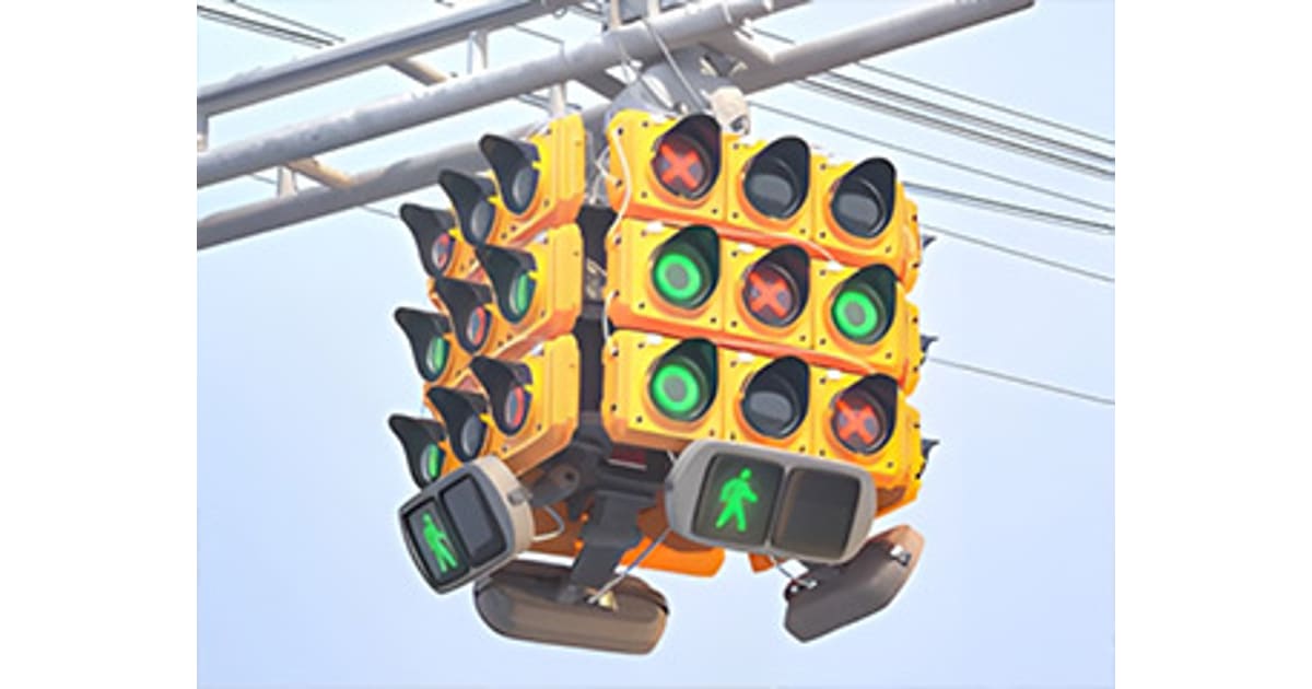 Traffic Light Simulator 3D - Car Guide Puzzle
