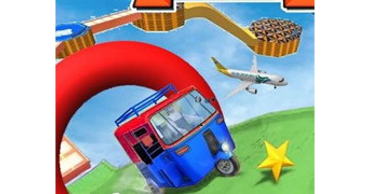 Tuk Tuk Speed Up Mega Ramp Stunt - Play Now - BestGames.Com