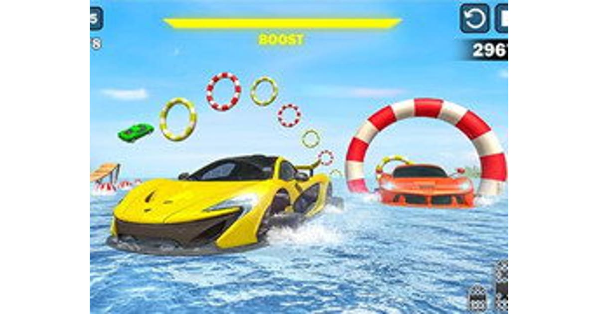 Water Car Stunt Racing - Play The Game Online - BestGames.Com