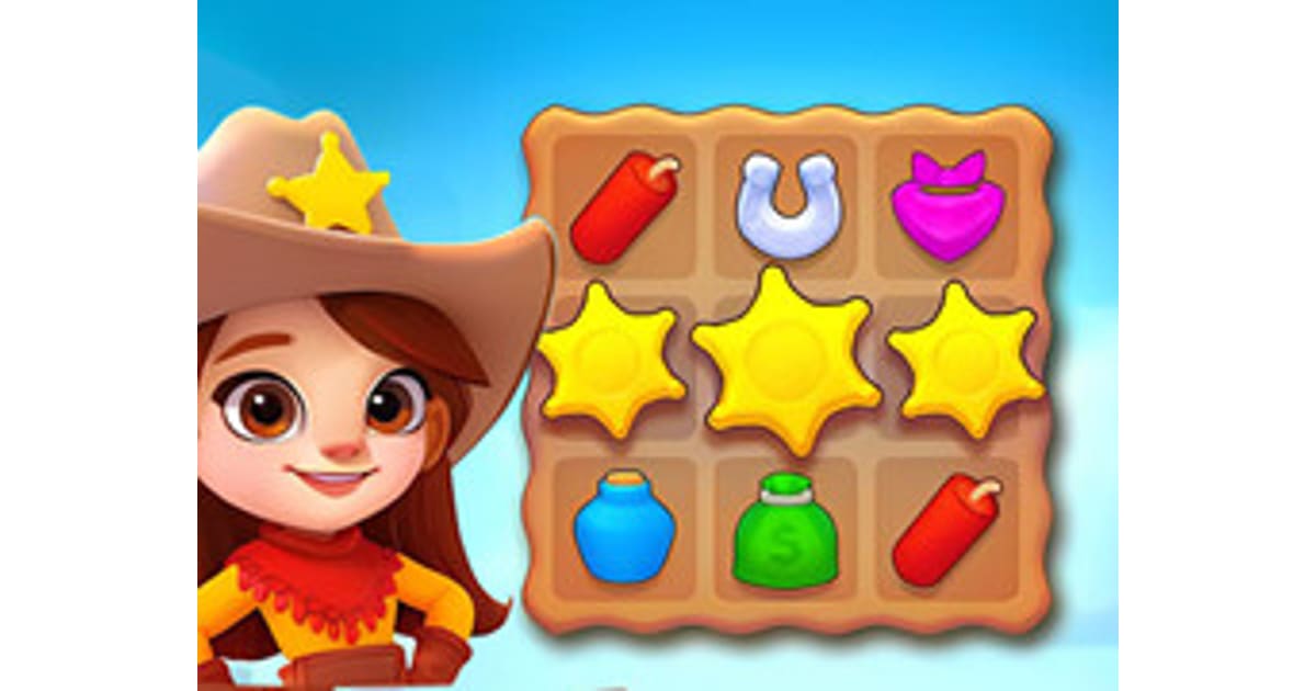 Wild West Match - Flexible Cowboy Match 3 Puzzle