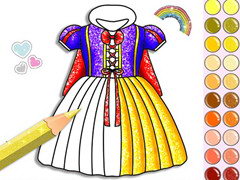 Princess Glitter Coloring - Free Princess Glitter Coloring Game Online